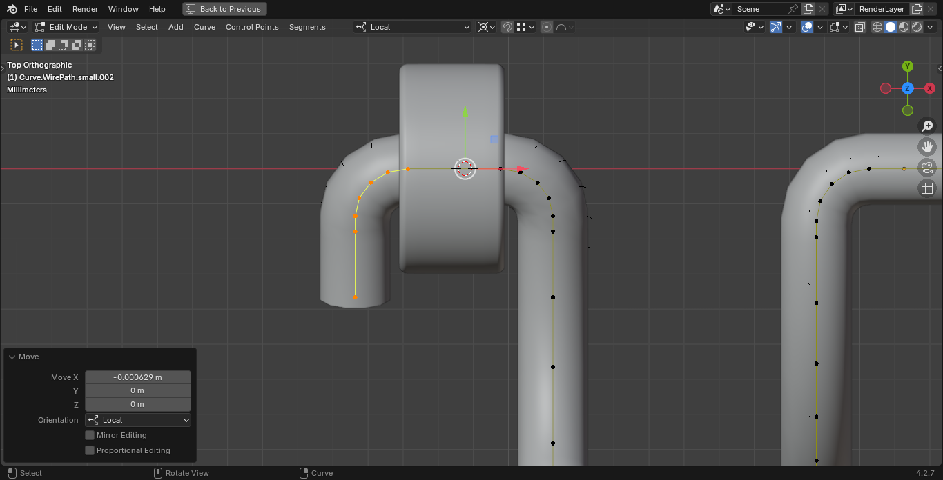 Representation of a Crank Arm – Singed Pinions